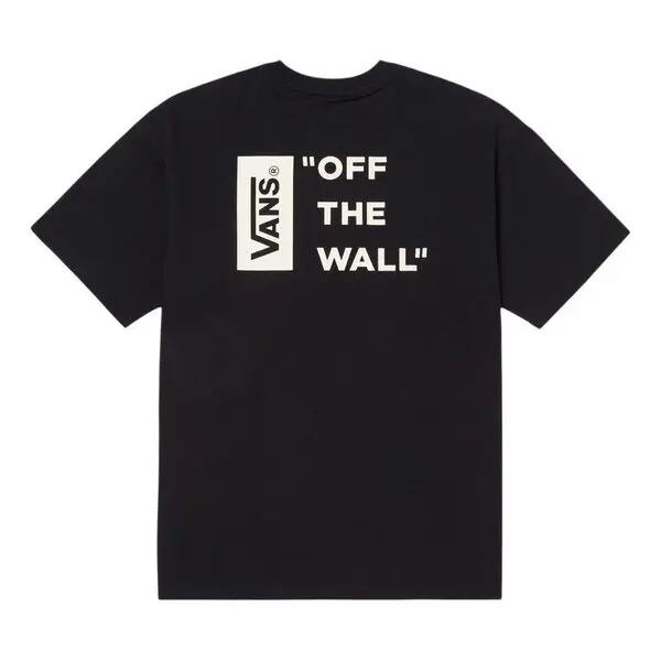 VANS Workwear Logo T-shirt Oversized Sizing 'black White