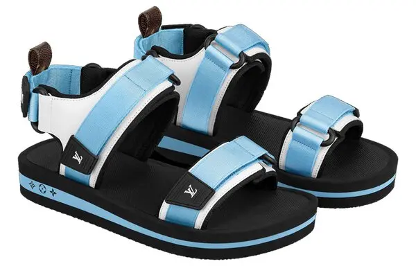 LOUIS VUITTON Arcade Sandals - Blue/black/silver