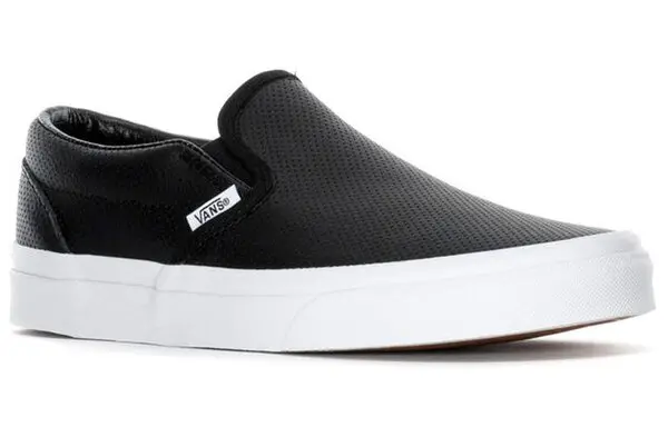 VANS Perforated Leather Slip-on Sneakers