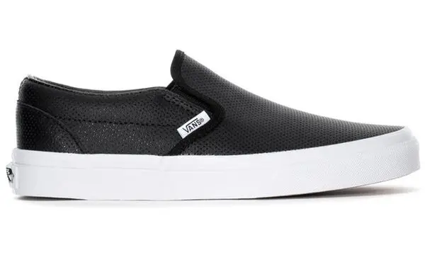VANS Perforated Leather Slip-on Sneakers