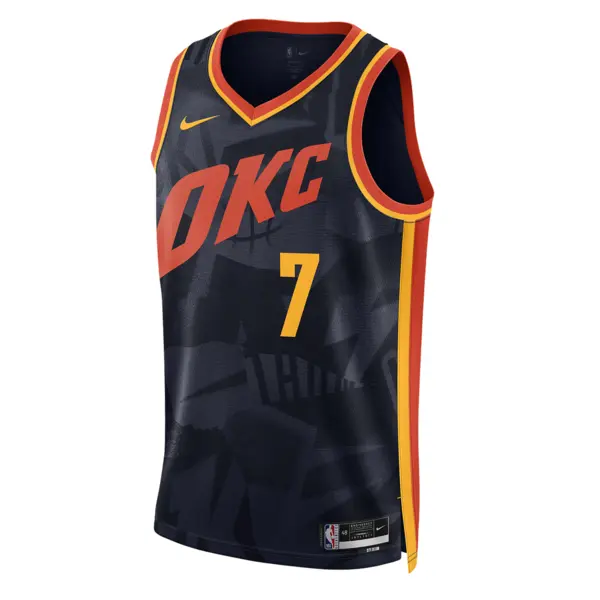Nike Dri-fit Nba Swingman Jersey 2023/24 City Edition Oklahoma City Thunder Chet Holmgren - College Navy