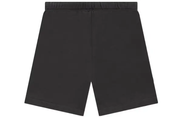 Fear Of God Ss22 Faded Black Fleece Shorts With Drawstring And Logo Detail