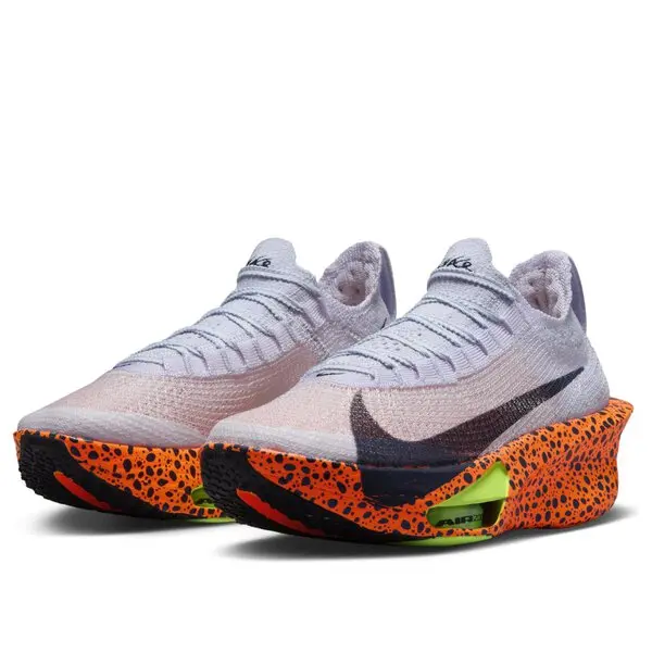 Nike Zoom Alphafly Next% 3 Electric Pack 'olympic Safari' Sneakers - White/black/orange