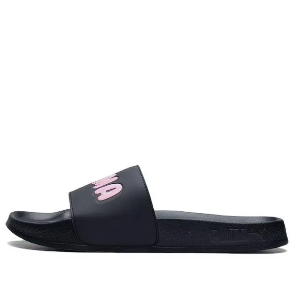 PUMA Leadcat 2.0 Logo Slide - Black/pink