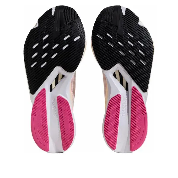 Adidas Adizero Boston Athletic Sneakers - White/pink