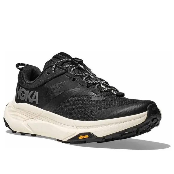 Hoka One One Transport Wide Sneakers - Black/white