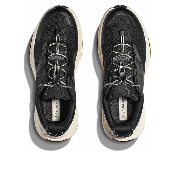 Hoka One One Transport Wide Sneakers - Black/white
