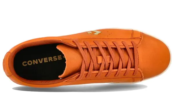 CONVERSE Horween Leather Pro Leather Low Top Sneakers - Yellow/white