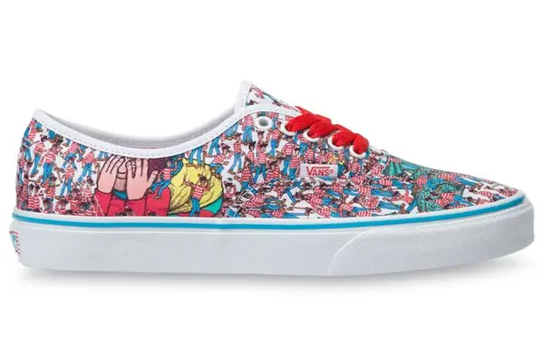 VANS Land Of Waldos' Authentic Sneakers - Red