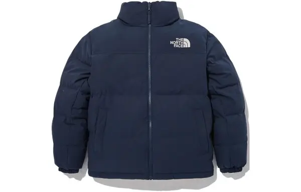 The North Face Logo Puffer Jacket - Navy