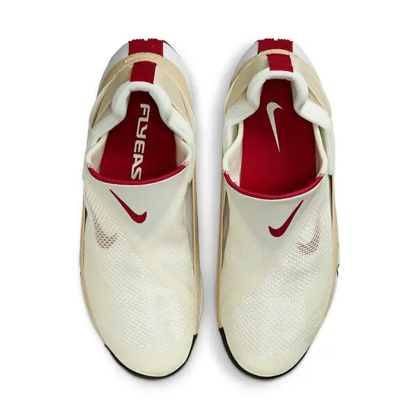 Nike Go Flyease Casual Sneakers - White/red/white