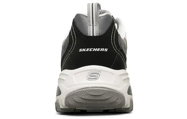 Sketchers D'lites 1.0 Low-top Running Shoes Black/grey - Black/gray