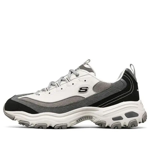 Sketchers D'lites 1.0 Low-top Athletic Sneakers - Black/gray