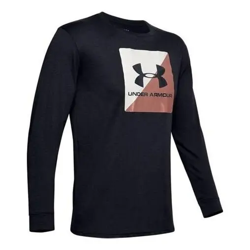 Under Armour Boxed Sportstyle Half Long-sleeve T-shirt - Black