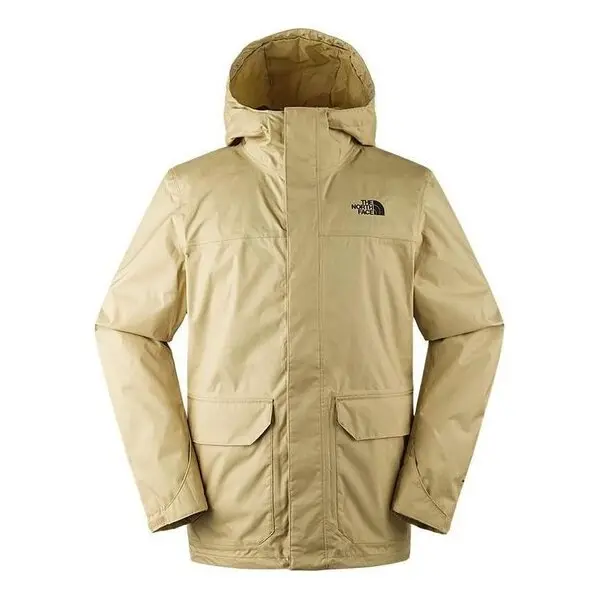 The North Face Hooded Waterproof Jacket - Brown