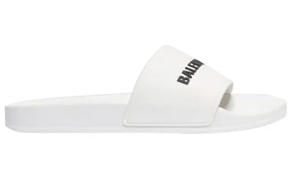 Balenciaga Pool Slides - White