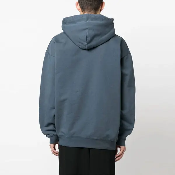 Balenciaga Bb Medium Fit Hoodie - Blue/black