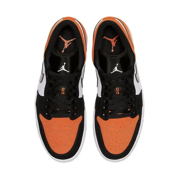 JORDAN 1 Low "shattered Backboard" Sneakers - Black/white-starfish
