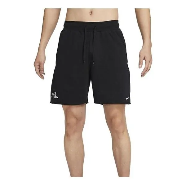 Nike Dri-fit Fleece Gym Shorts - Black