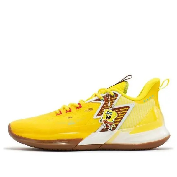 361 DEGREES Big3 4.0 Quick Pro 'spongebob' Sneakers - Yellow/white/brown