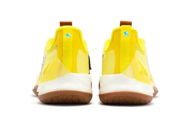361 DEGREES Big3 4.0 Quick Pro 'spongebob' Sneakers - Yellow/white/brown