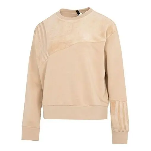 Adidas Neo Vbe Sweat1 Knitted Crew Neck Pullover - Tan