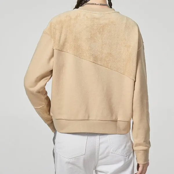 Adidas Neo Vbe Sweat1 Knitted Crew Neck Pullover - Tan