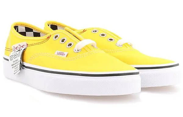 VANS Authentic Hc Skate Sneakers - Yellow