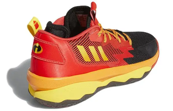 Adidas Dame X Pixar "mr. Incredible" Basketball Sneakers - Red/black