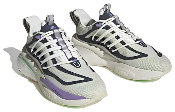 Adidas Alphaboost V1 Athletic Sneakers - White/black