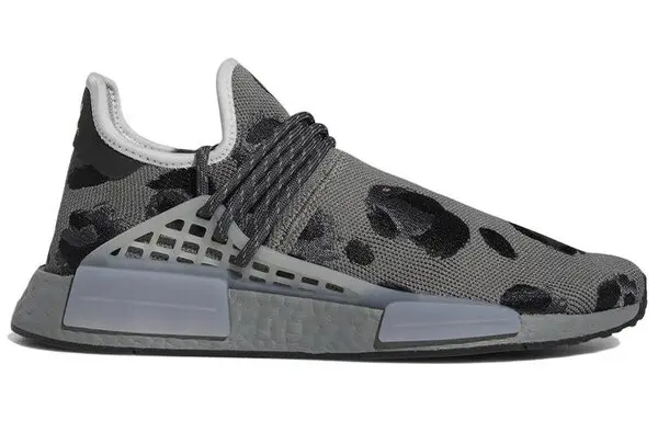 Adidas Pharrell X Nmd Human Race 'animal Print Ash - Gray