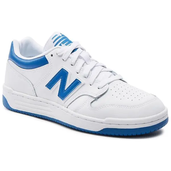 NEW BALANCE 480 Lace Up Sneakers - White/blue Agate