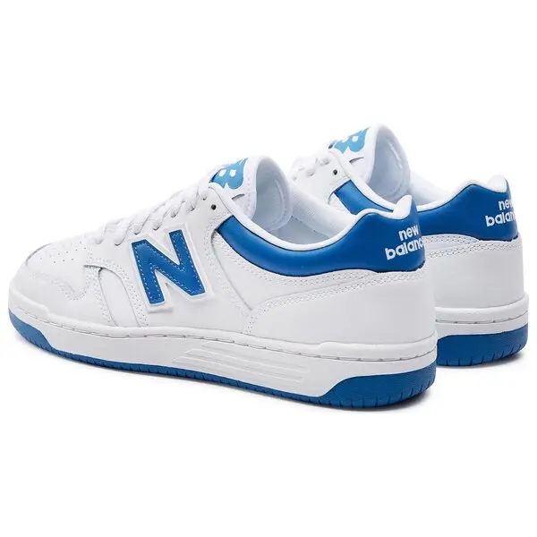 NEW BALANCE 480 Lace Up Sneakers - White/blue Agate
