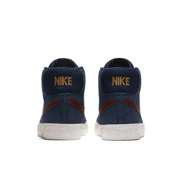 Nike Blazer Mid Sneakers - Binary Blue/dark Team Red