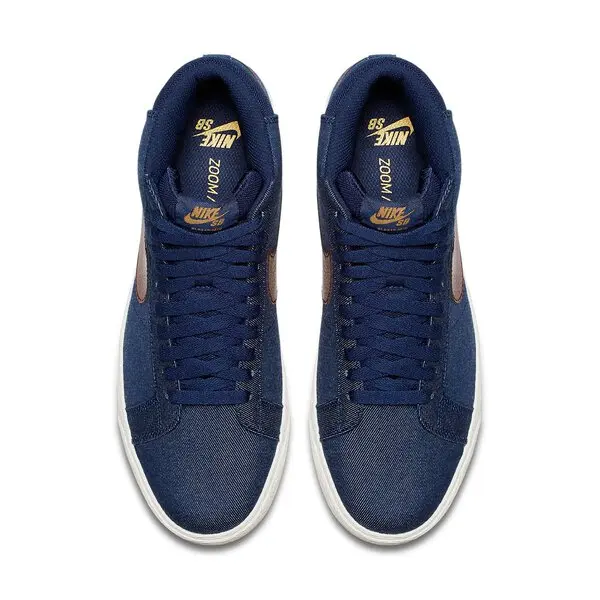 Nike Blazer Mid Sneakers - Binary Blue/dark Team Red
