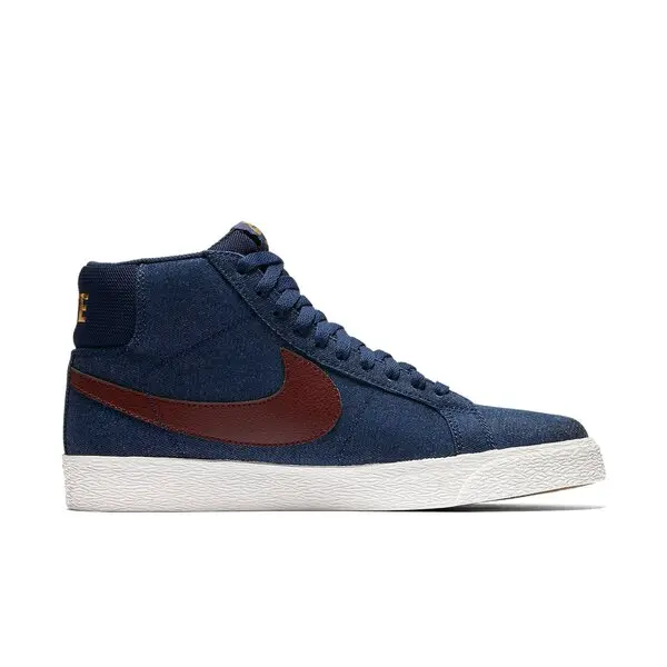Nike Blazer Mid Sneakers - Binary Blue/dark Team Red