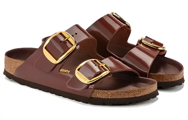 BIRKENSTOCK Arizona Big Buckle Sandals - Brown