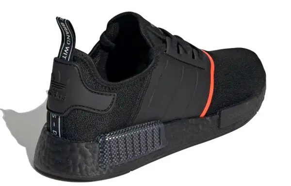 Adidas Nmd_r1 "core Black Solar" Sneakers - Cblack/solred