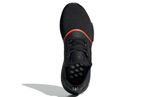 Adidas Nmd_r1 "core Black Solar" Sneakers - Cblack/solred