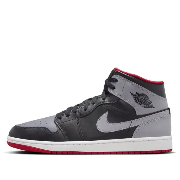 JORDAN 1 Mid Se - Grey/red/black