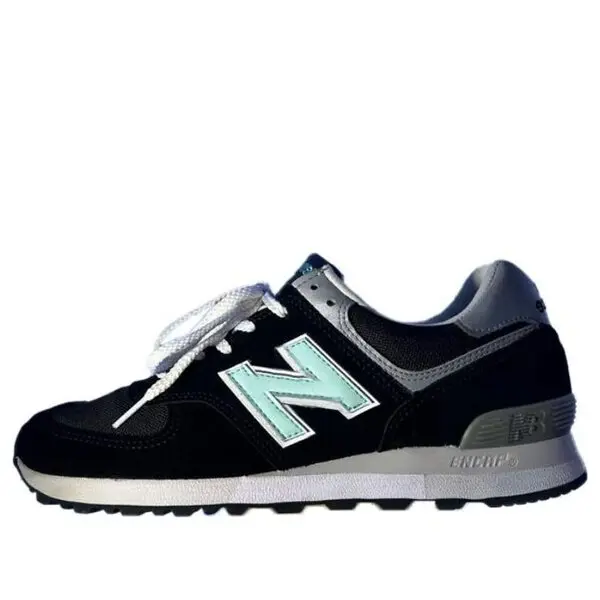 NEW BALANCE Studio Fy7 X 576 Made In England Sneakers - Black/metallic Silver/turquoise
