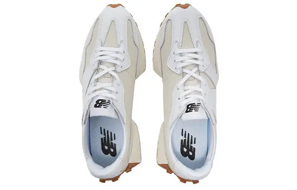 NEW BALANCE 327 'white Moonbeam' Lace Up Sneakers - White/moonbeam