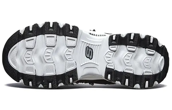 Sketchers D'lites Athletic Lace Up Sneakers - Black