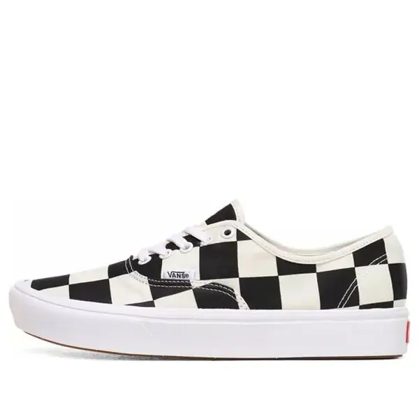 VANS Comfycush Authentic Low Top Sneakers - Black/white/red
