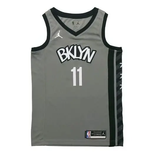 JORDAN Kyrie Irving Brooklyn Nets Fan Edition Basketball Jersey - Blackgray
