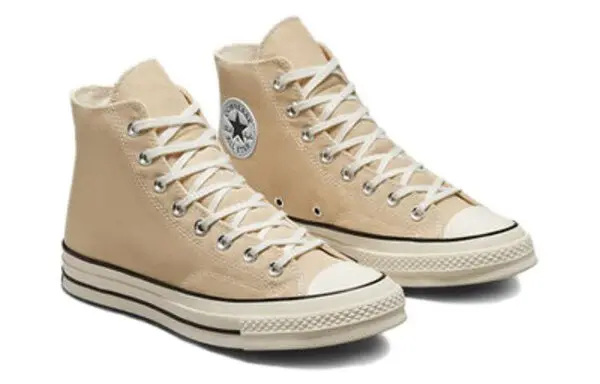 CONVERSE Chuck 70 Vintage Canvas High Top Sneakers - Brown/white