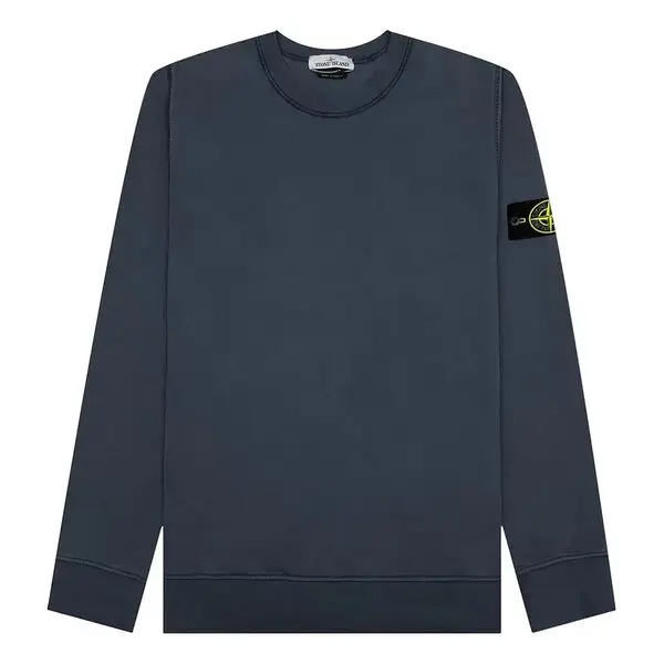 Stone Island Crewneck Sweatshirt - Dark Blue