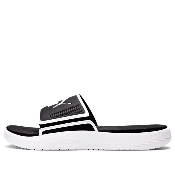 PUMA Softride Slide - Black/white