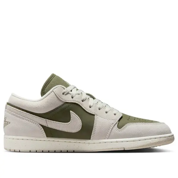 JORDAN 1 Low "medium Olive - Medium Olive/sail/light Orewood Brown