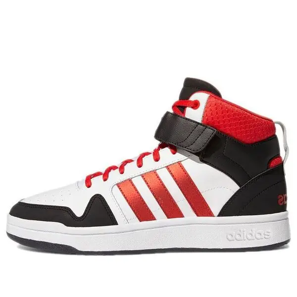Adidas Postmove Mid High Top Sneakers - White/black/red